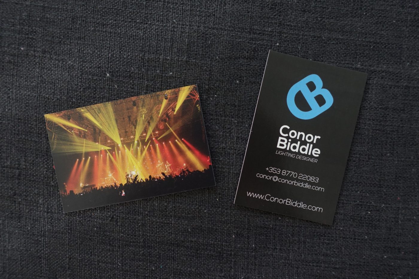 Conor Biddle Lighting Branding & Web Design - Sean Smyth