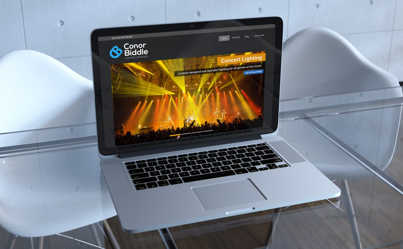 Conor Biddle Lighting Branding & Web Design - Sean Smyth